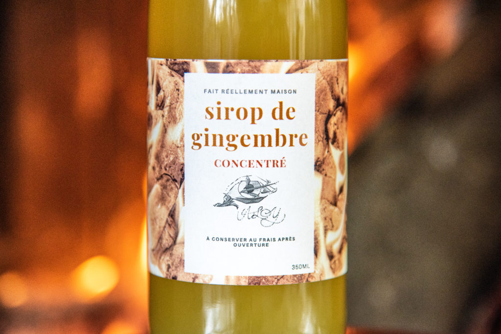 LE SIROP DE GINGEMBRE CONCENTRÉ (FORT) (0,35L) - LES SIROPS ALOY